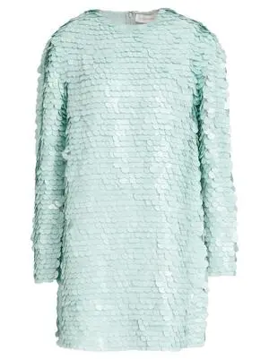 Zimmermann Sequined Silk-organza Mini Dress - Mint