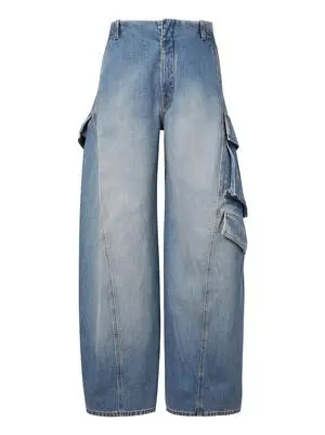 Alaïa Cargo Jeans - Blue