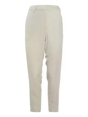 Brunello Cucinelli Crepe Tailored Trousers - White