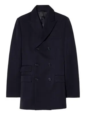 NILI LOTAN Double-breasted Wool Jacket - Black
