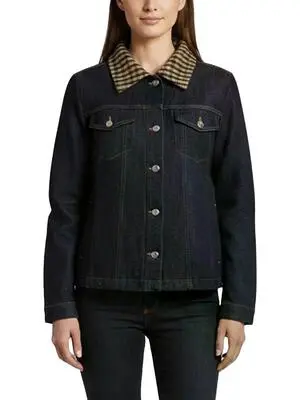 GANNI Fitted Denim Jacket - Blue