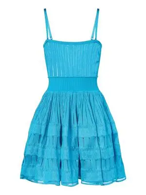 Alaïa Knitted Minidress - Blue
