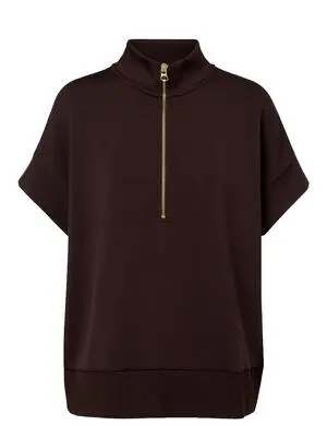 Varley Ritchie Half-zip Sweater - Brown