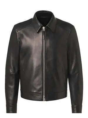 TOM FORD Leather Blouson - Black