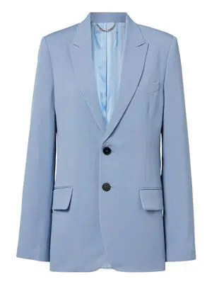 Victoria Beckham Single-breasted Blazer - Blue