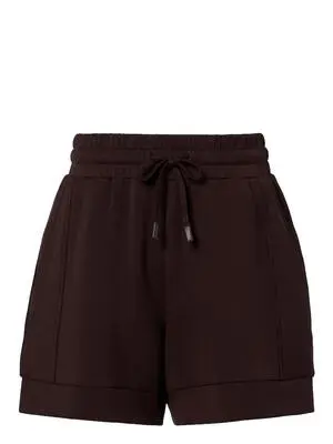 Varley Atrium Jersey Shorts In Coffee Bean - Brown