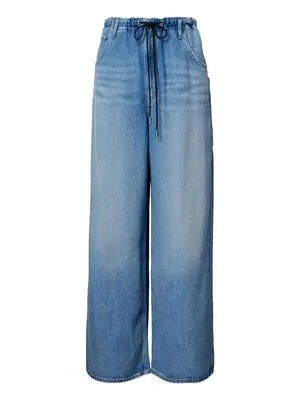 AGOLDE Shaw Wide-leg Jeans In Script - Blue