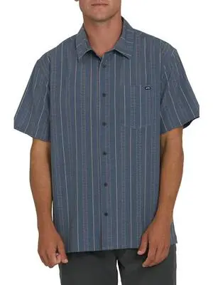 BILLABONG A-div Surftrek Transit Short Sleeve Button-up Shirt - True Navy
