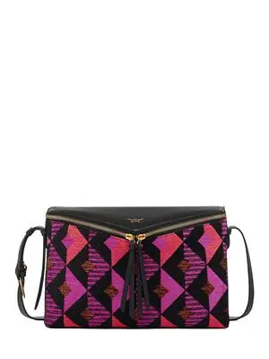 Mcm Diamant 3d Shoulder Bag In Diamond Jacquard - Multi