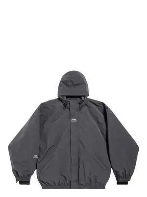 Balenciaga Skiwear Sports Icon Logo Down Parka - Dark Grey