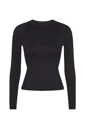 Nike X Skims Airy Long Sleeve Crewneck Sweatshirt Top - Multicolor