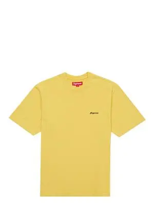 Supreme Washed Short Sleeve Top - Yellow