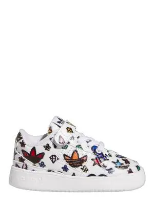 Adidas Forum 84 Low Monogram Graffiti Sneakers - Cloud White/core Black