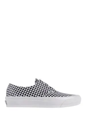 VANS Authentic Ease Checkerboard Sneakers - Black/white