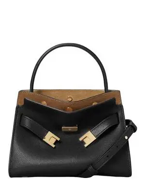 Tory Burch Lee Radziwill Petite Double Bag - Black