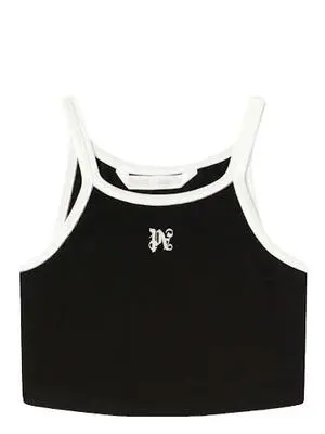 Palm Angels Monogram Logo Tank Top - Black