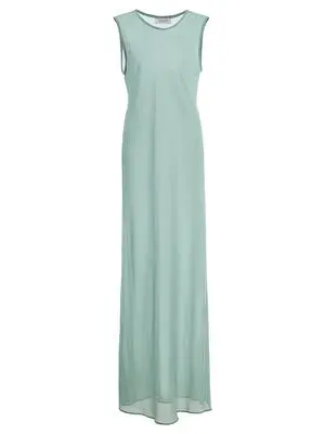 SLOAN Sleeveless Georgette Maxi Dress - Blue