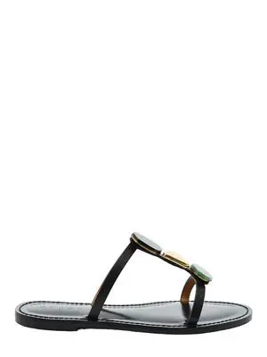 AMANU The Matobo Leather Sandals - Black