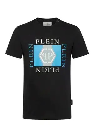 Philipp Plein Jersey T-shirt Plein Pp - Black