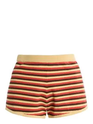 Posse POSSE Lexi Striped Knit Shorts Multi