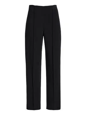 RÓHE Tailored Straight Leg Cigarette Trousers - Black