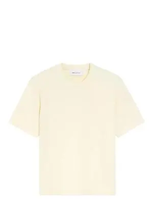 AMI Paris Embossed De Coeur Cotton T-shirt - Neutrals