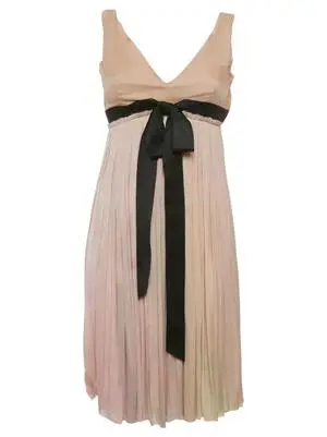 LANVIN Pleated Mini Dress - Pink