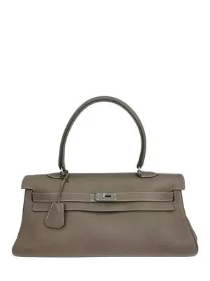 Hermès Kelly Shoulder Handbag - Grey