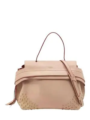 TOD'S Wave Top Handle Bag - Neutrals