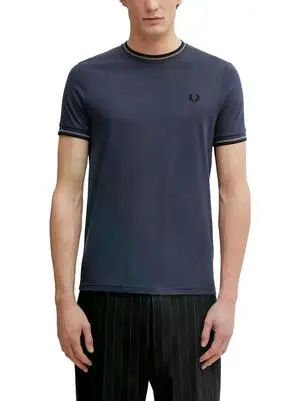 Fred Perry Cotton T-shirt - Blue