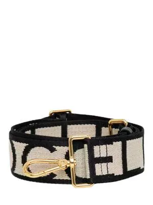 COCCINELLE Logo Shoulder Strap - Neutrals