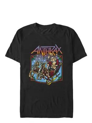 ANTHRAX Not Sleigh Graphic T-shirt - Black