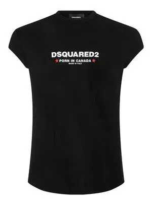 Dsquared2 Logo-print Cotton T-shirt - Black