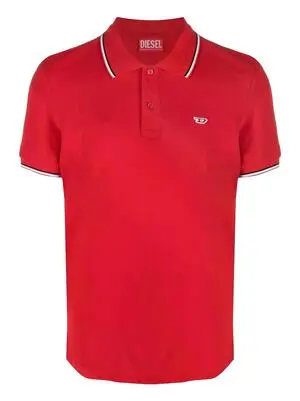 DIESEL® Cotton Polo Shirt - Red