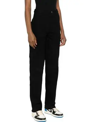 DAILY PAPER Ezea Straight-leg Cargo Trousers - Black