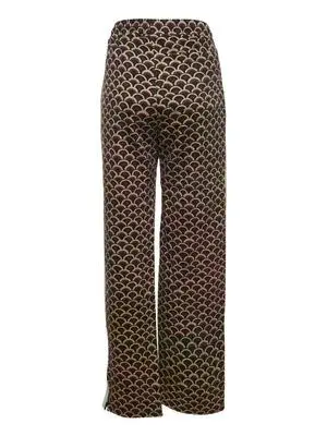 Valentino Garavani Scallop Print Track Pants - Black