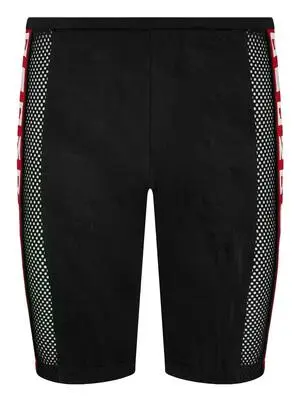 Dsquared2 Logo Print Stretch Cycling Shorts - Black