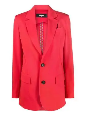 Dsquared2 Single-breasted Blazer - Red