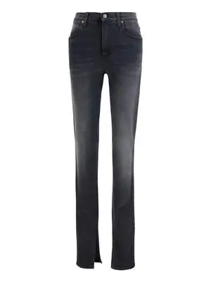 Gucci Skinny Washed Cotton Denim Jeans - Black
