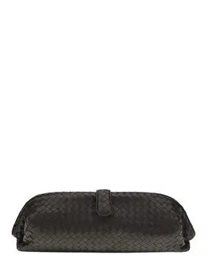 Bottega Veneta Lauren 1979 Clutch With Intrecciato Weave - Brown