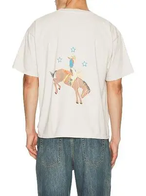 REMINGTON STONE Cowboy 2 Tee - Bone