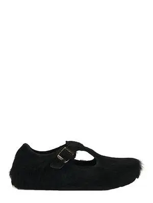 BIRKENSTOCK Birkenstock 1774 X Song For The Mute "The Rebel Mule" Fur Mules Black
