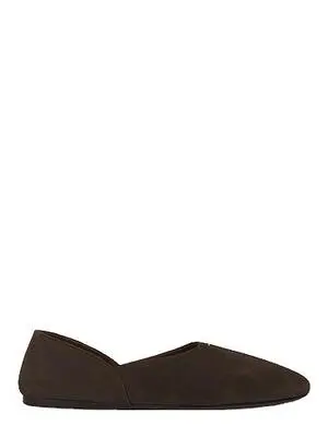Khaite Jane Flat Suede - Sable
