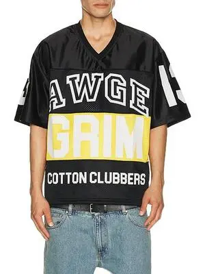AWGE Cotton Clubbers Football Jersey - Black
