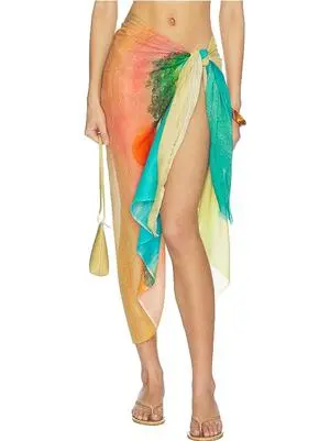 DONDE ESTEBAN Pareo With Self-tie Closure - Multi