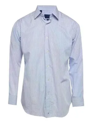 A BATHING APE Plaid Poplin Shirt - Blue