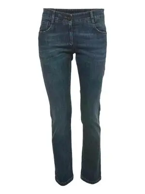 Brunello Cucinelli Low-rise Straight-leg Jeans - Blue