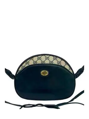 Gucci 20th Century Calfskin And Gg Supreme Crossbody Bag - Blue