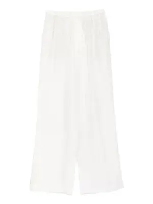 RÓHE Silk Satin Trousers - Neutrals