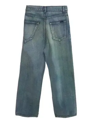 Saint Laurent High-rise Regular-fit Jeans - Blue